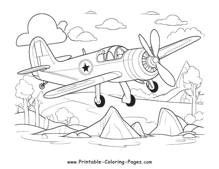 Aeroplane Printable Coloring Pages: Unleashing Creative Horizons In The Sky