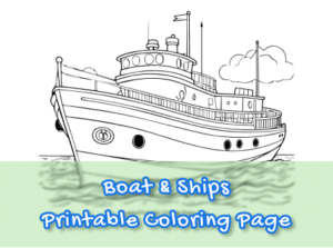 30 Free Boats And Ships Printable Coloring Pages: Embarking On A ...