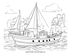 Boats And Ships Printable Coloring Pages: Embarking On A Creative Odyssey