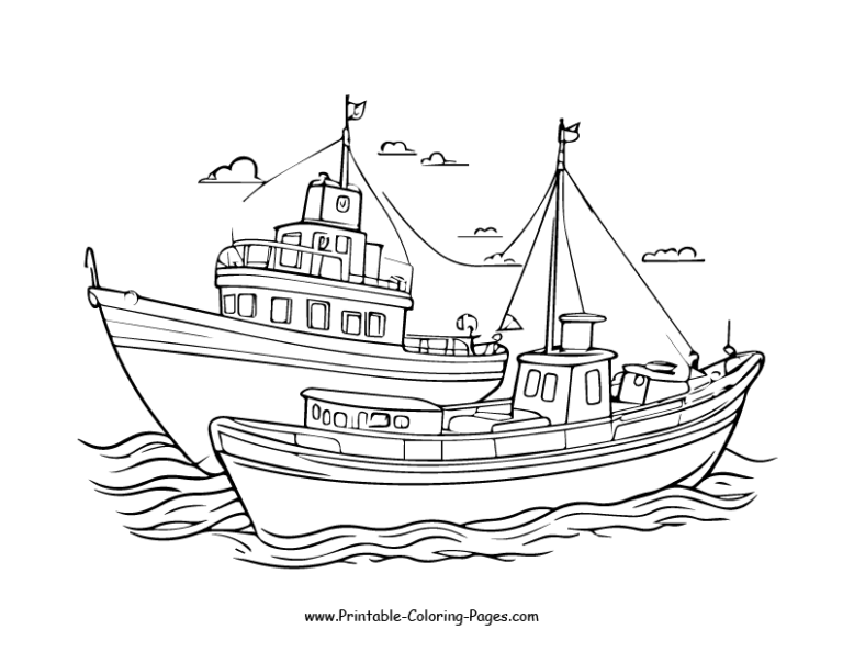 Boats And Ships Printable Coloring Pages: Embarking On A Creative Odyssey
