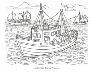 Boats And Ships Printable Coloring Pages: Embarking On A Creative Odyssey