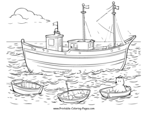 Boats And Ships Printable Coloring Pages: Embarking On A Creative Odyssey