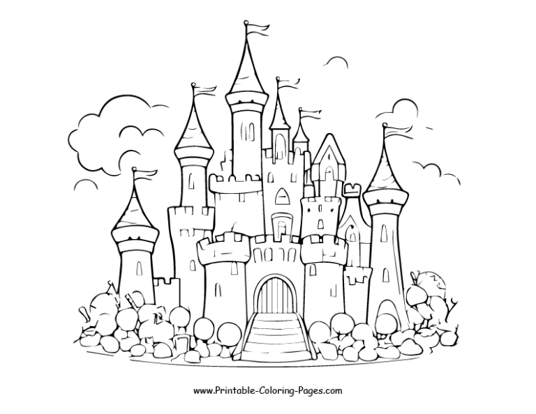 Castles Printable Coloring Pages: Unleashing Creativity And Whimsy For ...