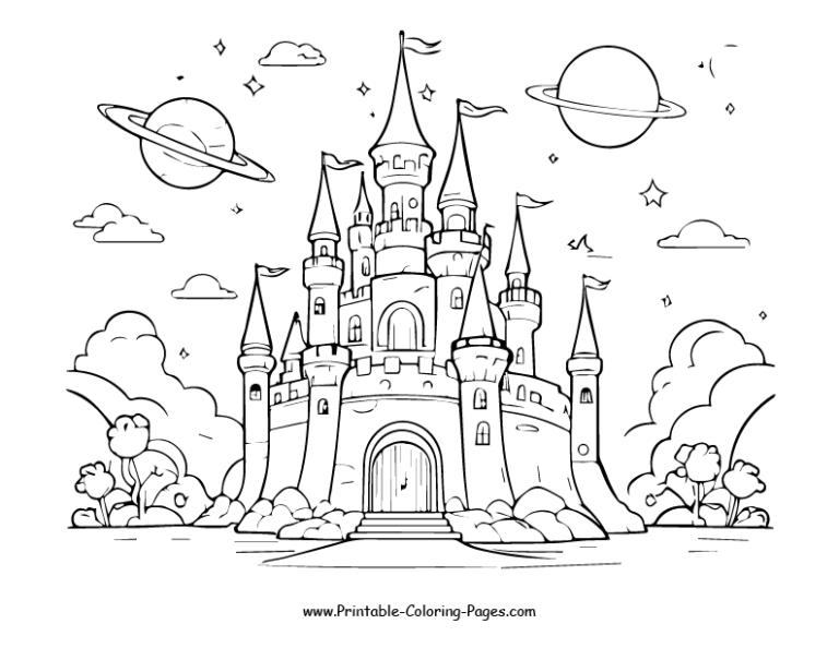 Castles Printable Coloring Pages: Unleashing Creativity And Whimsy For ...