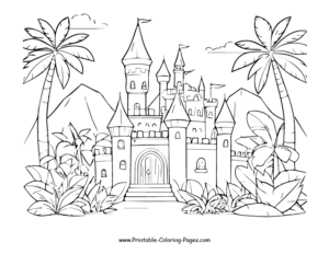 Castles Printable Coloring Pages: Unleashing Creativity And Whimsy For ...