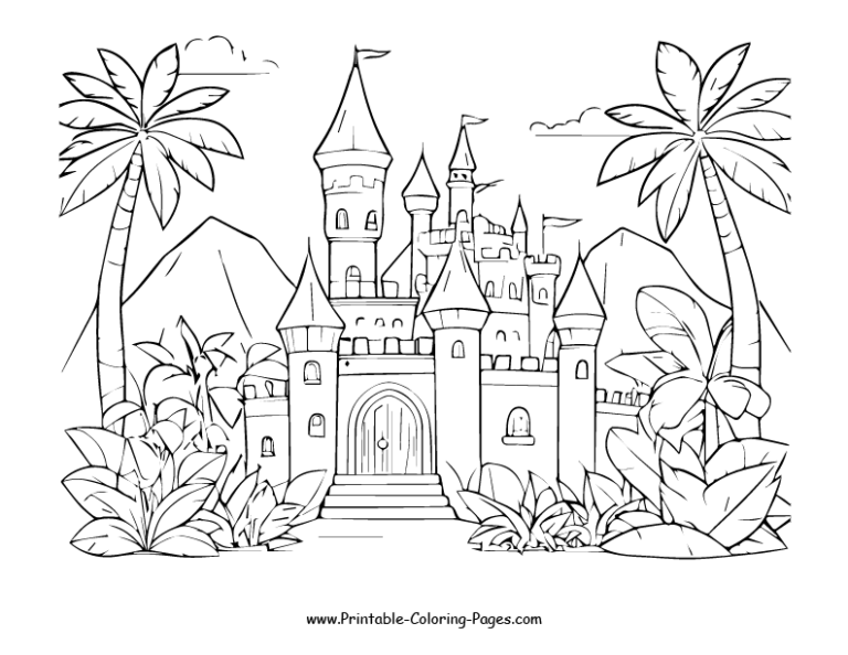 Castles Printable Coloring Pages: Unleashing Creativity And Whimsy For ...