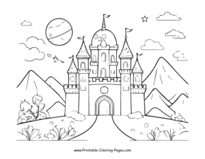 Castles Printable Coloring Pages: Unleashing Creativity And Whimsy For ...