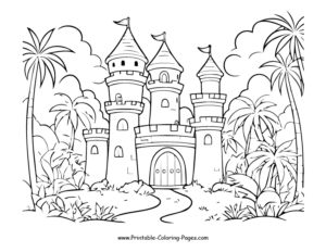 Castles Printable Coloring Pages: Unleashing Creativity And Whimsy For ...