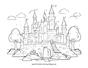 Castles Printable Coloring Pages: Unleashing Creativity And Whimsy For ...