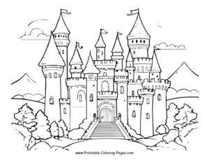 Castles Printable Coloring Pages: Unleashing Creativity And Whimsy For ...