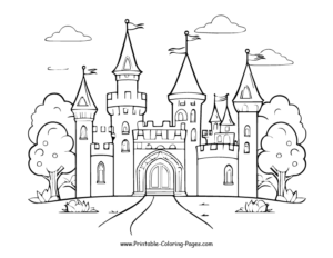 Castles Printable Coloring Pages: Unleashing Creativity And Whimsy For ...