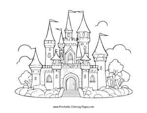 Castles Printable Coloring Pages: Unleashing Creativity And Whimsy For ...