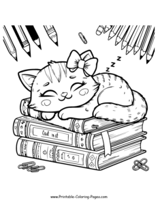 32 Cat Printable Coloring Pages: Spark Creativity And Fun-filled Moments!