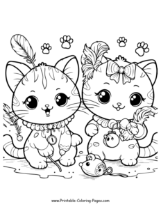 32 Cat Printable Coloring Pages: Spark Creativity And Fun-filled Moments!
