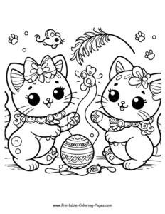 32 Cat Printable Coloring Pages: Spark Creativity And Fun-filled Moments!