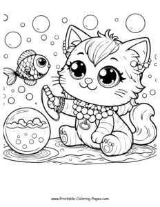 32 Cat Printable Coloring Pages: Spark Creativity And Fun-filled Moments!