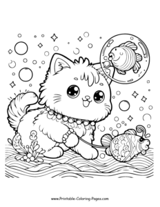 32 Cat Printable Coloring Pages: Spark Creativity And Fun-filled Moments!