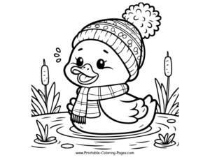 30 FREE Duck Printable Coloring Pages: A Quack-tastic Adventure For ...