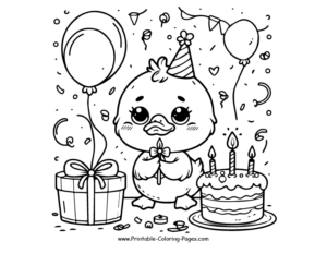 30 FREE Duck Printable Coloring Pages: A Quack-tastic Adventure For ...