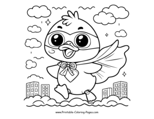 30 FREE Duck Printable Coloring Pages: A Quack-tastic Adventure For ...