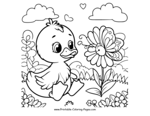 30 FREE Duck Printable Coloring Pages: A Quack-tastic Adventure For ...