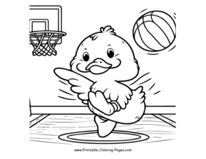 30 FREE Duck Printable Coloring Pages: A Quack-tastic Adventure For ...
