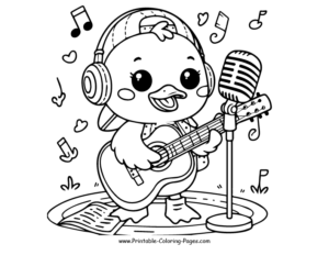 30 FREE Duck Printable Coloring Pages: A Quack-tastic Adventure For ...