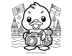 30 FREE Duck Printable Coloring Pages: A Quack-tastic Adventure For ...