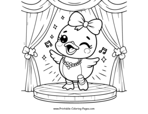 30 FREE Duck Printable Coloring Pages: A Quack-tastic Adventure For ...