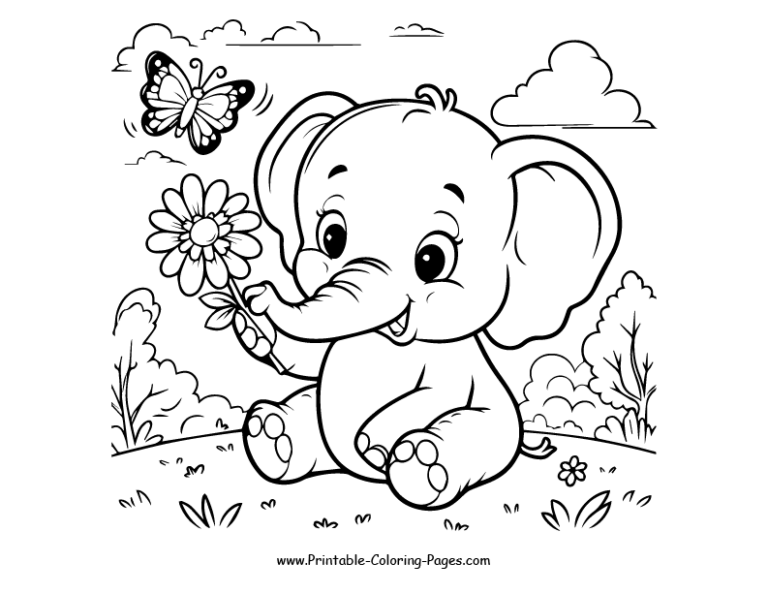 30 Elephant Printable Coloring Pages: Unleashing Creativity With Fun ...