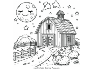 12 Unique Farm Barns House Coloring Page To Fields: Discover The Joy