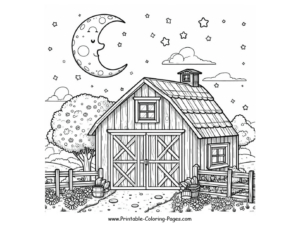 12 Unique Farm Barns House Coloring Page To Fields: Discover The Joy
