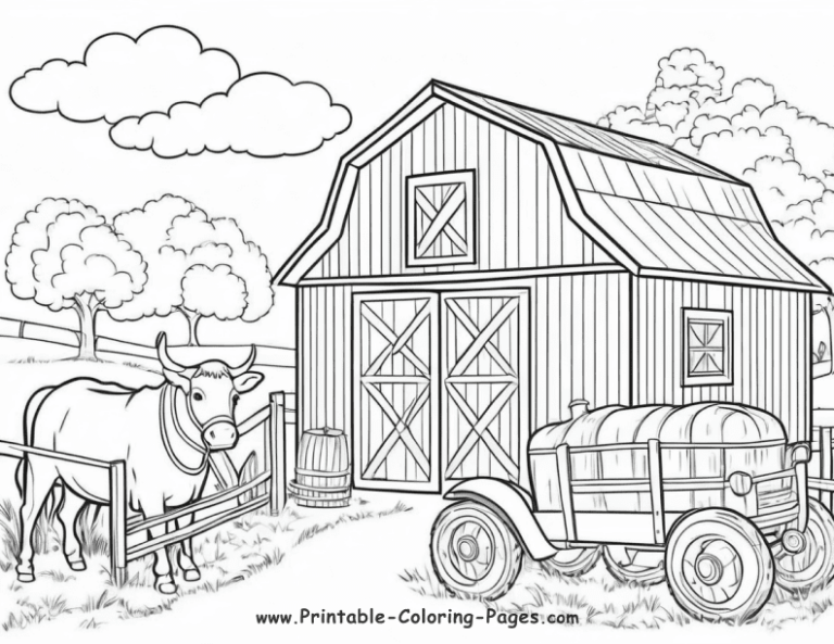 25 Farm Seasons Printable Coloring Pages: A Creative Journey For Kids ...
