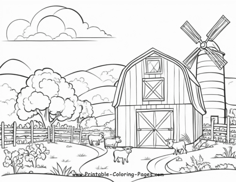 25 Farm Seasons Printable Coloring Pages: A Creative Journey For Kids ...