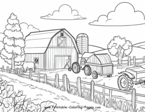 25 Farm Seasons Printable Coloring Pages: A Creative Journey For Kids ...