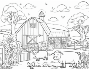 25 Farm Seasons Printable Coloring Pages: A Creative Journey For Kids ...
