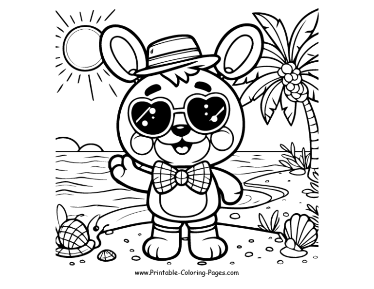 30 Free (PDF) Five Nights At Freddy's (FNAF) Printable Coloring Pages ...