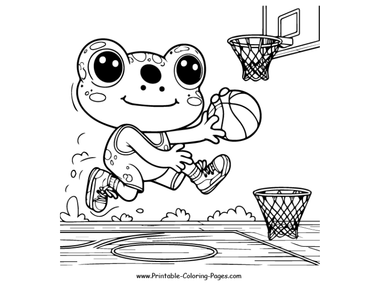 Frog Printable Coloring Pages: A Ribbiting Adventure In Creativity And ...