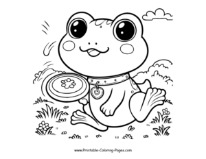 30 Free Frog Printable Coloring Pages For Toddler