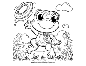 Frog Printable Coloring Pages: A Ribbiting Adventure In Creativity And ...