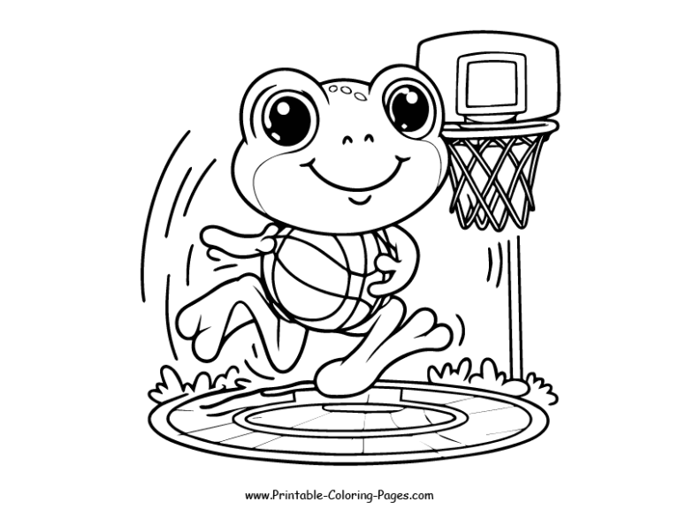 Frog Printable Coloring Pages: A Ribbiting Adventure In Creativity And ...