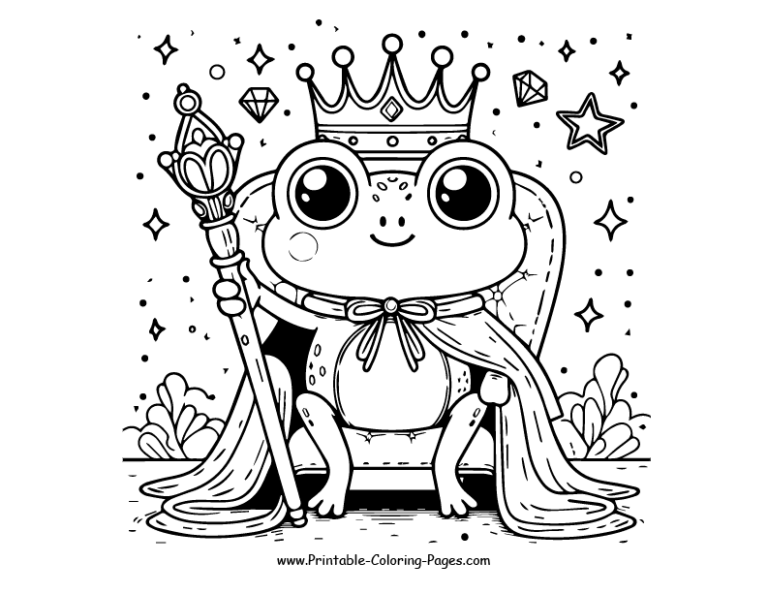 30 Free Frog Printable Coloring Pages For Toddler