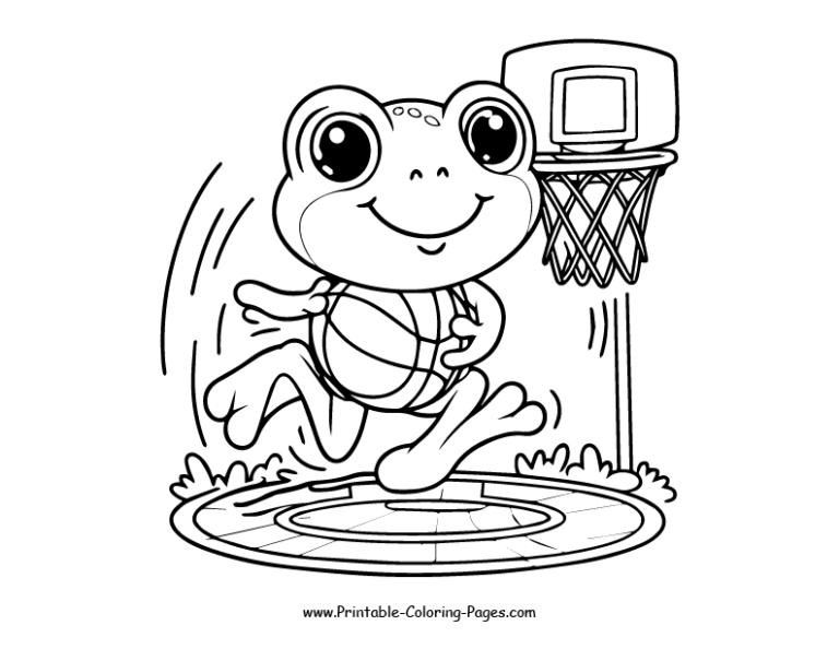 Frog Printable Coloring Pages: A Ribbiting Adventure In Creativity And ...
