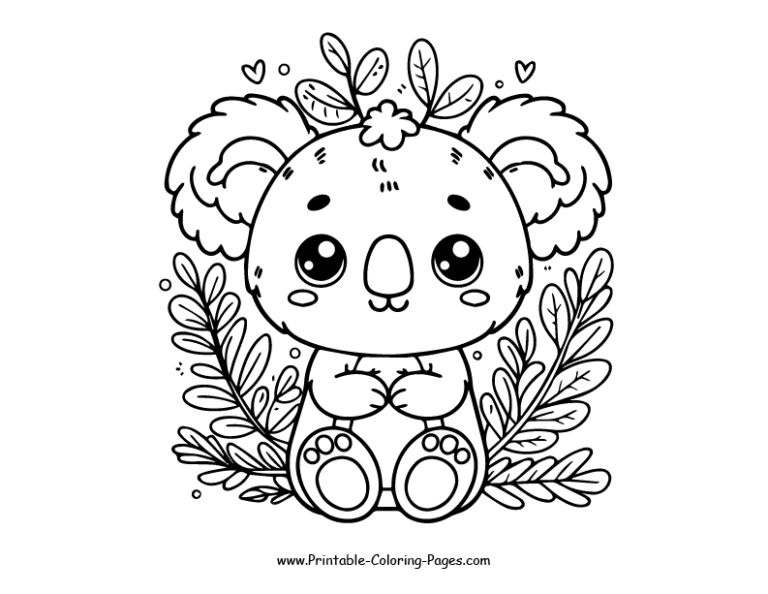 30 Koala Printable Coloring Pages: A Eucalyptus-Fueled Adventure For ...