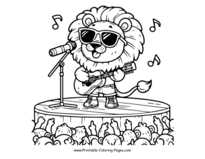 30 Lion Printable Coloring Pages: Roaring Fun For Creative Minds!