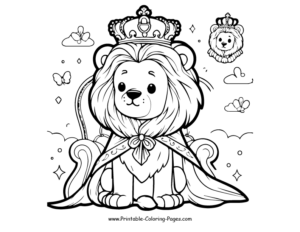 30 Lion Printable Coloring Pages: Roaring Fun For Creative Minds!