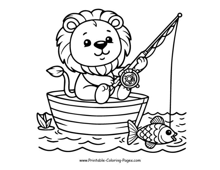 30 Lion Printable Coloring Pages: Roaring Fun For Creative Minds!