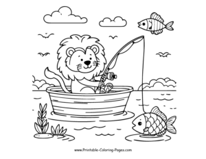 30 Lion Printable Coloring Pages: Roaring Fun For Creative Minds!