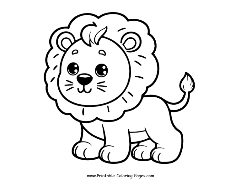 30 Lion Printable Coloring Pages: Roaring Fun For Creative Minds!