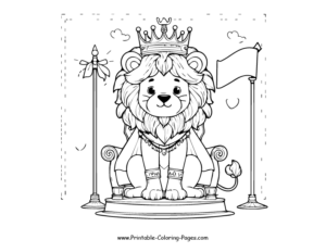 30 Lion Printable Coloring Pages: Roaring Fun For Creative Minds!